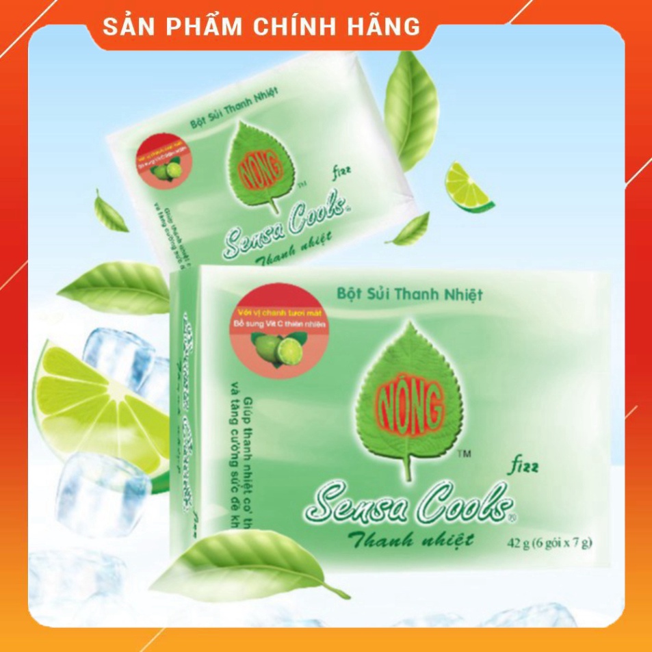 Bột sủi thanh nhiệt Sensacool - hỗ trợ giảm nhiệt miệng, bổ sung ...