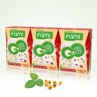 Thùng sữa đậu nành Fami Go Đậu đỏ (36 hộp x 200ml) | Shopee Việt Nam