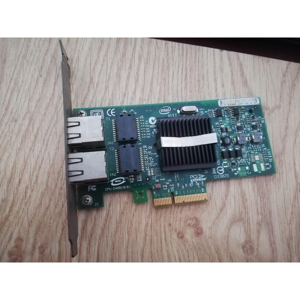 Card Mạng Ethernet Intel PRO/1000 PT Dual Port Server Adapter | Shopee ...