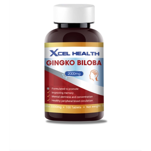 Xcel Health Gingko Biloba 2000mg | Shopee Việt Nam