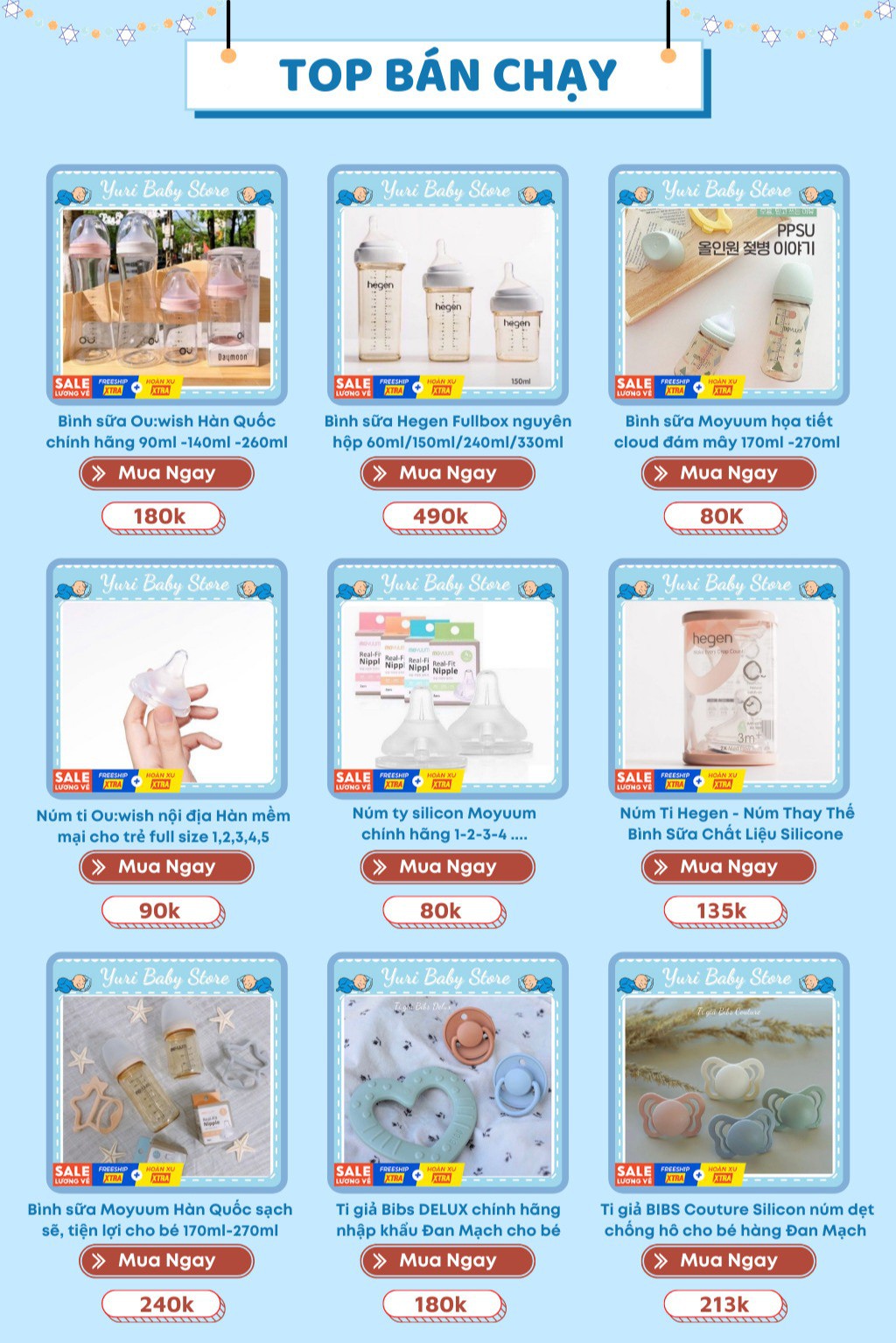 Yuri Baby Store, Cửa hàng trực tuyến | Shopee Việt Nam