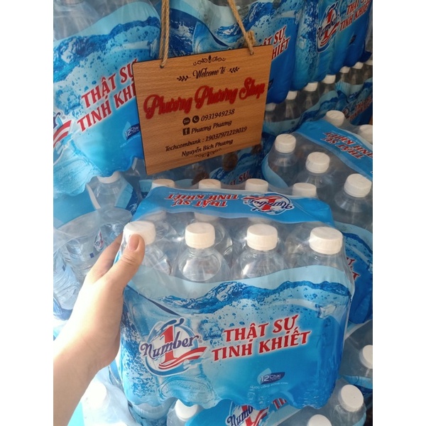 [ Sẵn kho Giá sỉ ] Lốc 12 chai Nước Suối Tinh Khiết Đóng Chai Number One - No 1 Chai Nhựa 500ml ...