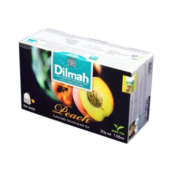 Trà Dimah Các vị Dâu, Đào, Bạc Hà, Gừng túi lọc (Hộp 20 túi lọc ...