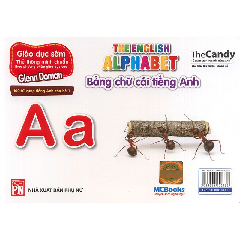 Flashcard The English Alphabet - Bảng chữ cái tiếng Anh