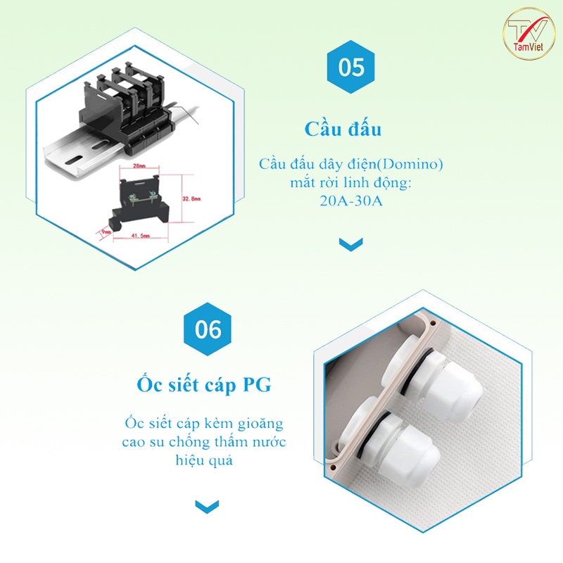 Mua Hộp đấu dây điện 4 ngả, hộp đấu nối dây điện chống thấm nước dùng ...