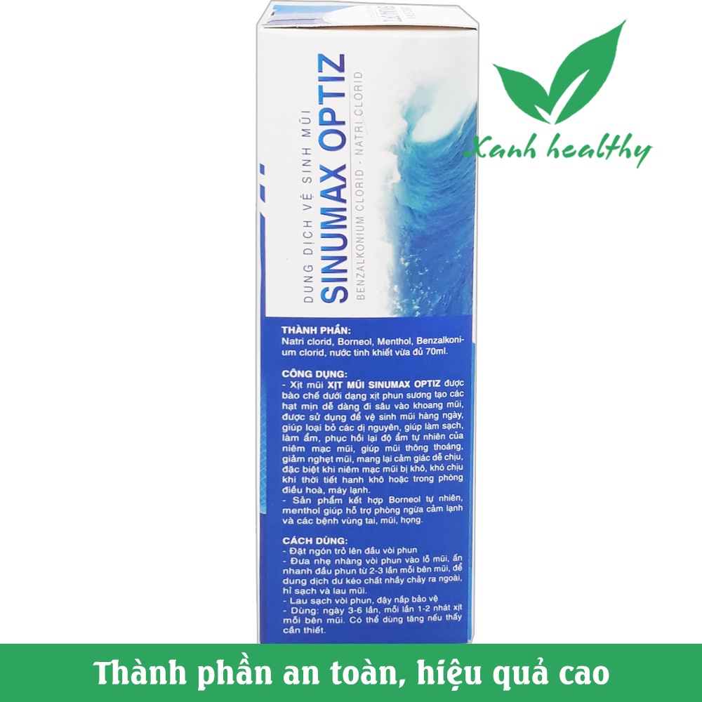 Mua Xịt nước biển sâu SINUMAX -tinh dầu khuynh diệp giảm nghẹt mũi, sổ ...