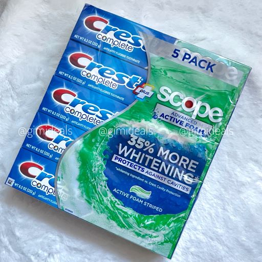 [BILL MỸ] - Kem đánh răng Crest Complete Plus Scope Advanced Active ...