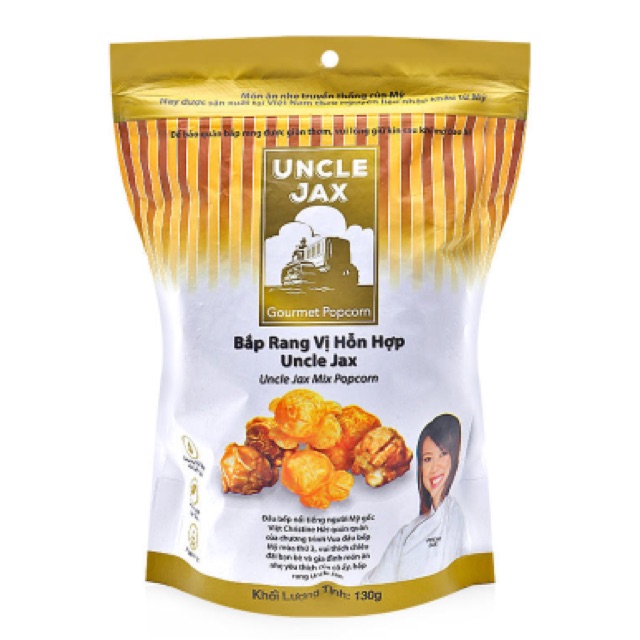 Bắp Rang Uncle Jax Vị Hỗn Hợp (130g)
