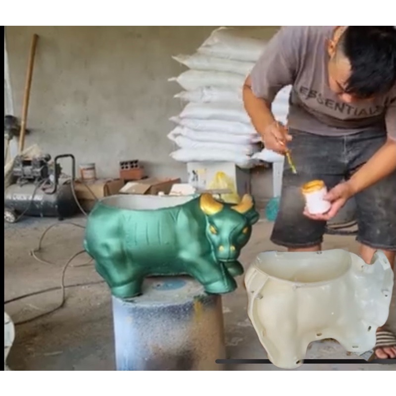 Mua khuôn con trâu nhưa ABS mới nhất ( tặng búa cao su) ( tặng chốt ...