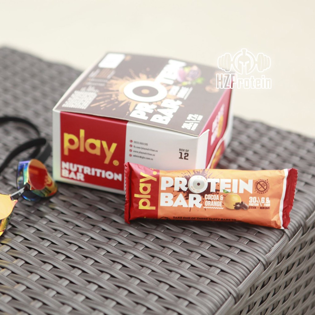 PLAY BAR - BÁNH PROTEIN BỔ SUNG DINH DƯỠNG, BỮA ĂN PHỤ TIỆN LỢI (1 BÁNH ...