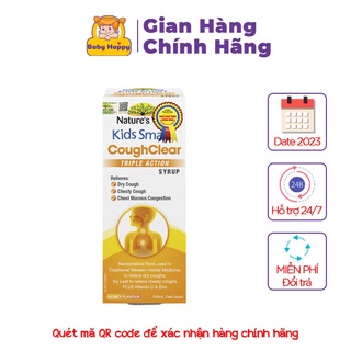GIÁ CHỈ HÔM NAY Nature's Way Kids Smart Cough Clear Triple Action Syrup ...