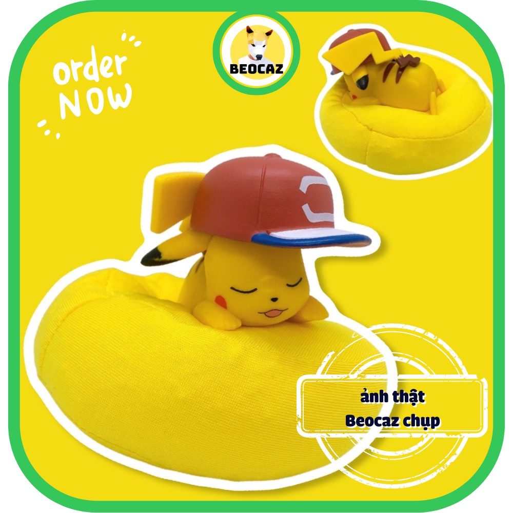 Mua Mô Hình Pokemon nằm ngủ Pikachu Squirtle Jiraichi Eevee Đồ chơi ...