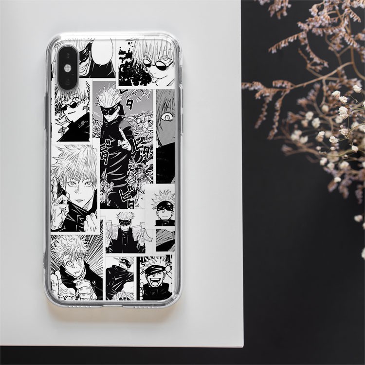 Mua Ốp lưng iphone silicon Gojo satoru collage hình vẽ truyện tranh cho ...