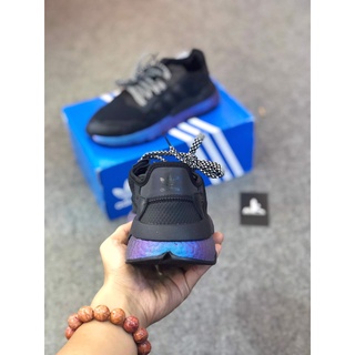 [CHÍNH HÃNG] Giày Adidas Nite Jogger Black Metallic Boost FV3615 ...