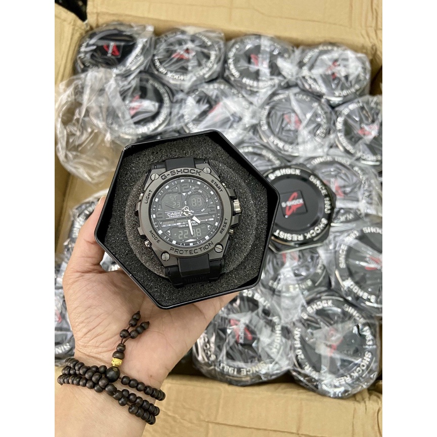 Mua Đồng hồ Nam casio GTS 8600, viền thép, hiện thị đồng thời giờ điện ...