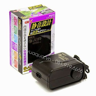 Máy sủi Oxy GEX cho bể cá, sủi 1 vòi / 2 vòi chạy siêu êm, Gex e-air 1000/4000/6000WB | Shopee ...