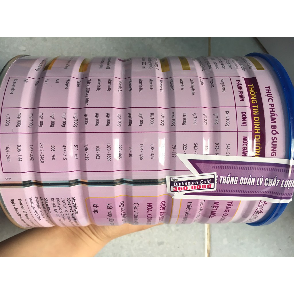 Mua Sữa Dành Cho Người Tiểu Đường - Diabesure gold 900g - Sữa Dinh ...