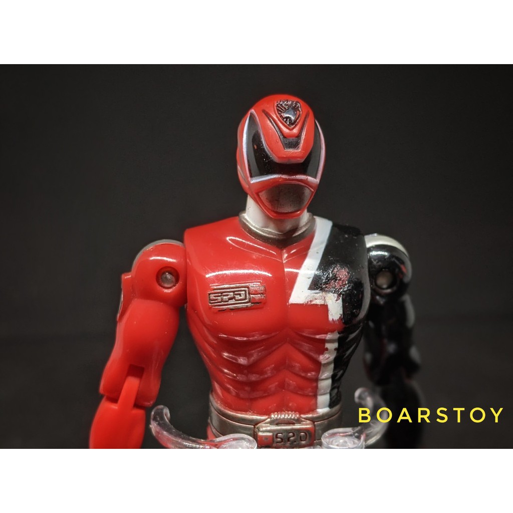 Mô hình nhân vật Power Rangers SPD Red Ranger/Deka Red Action Figure ...