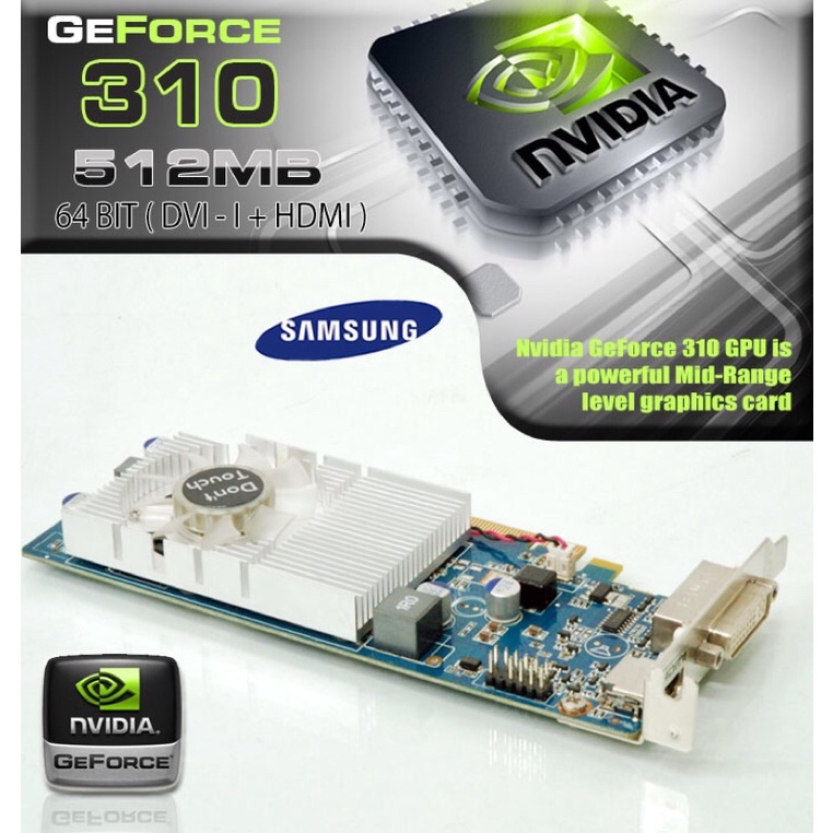 CARD GeForce 310 512mb DDR3 | Shopee Việt Nam