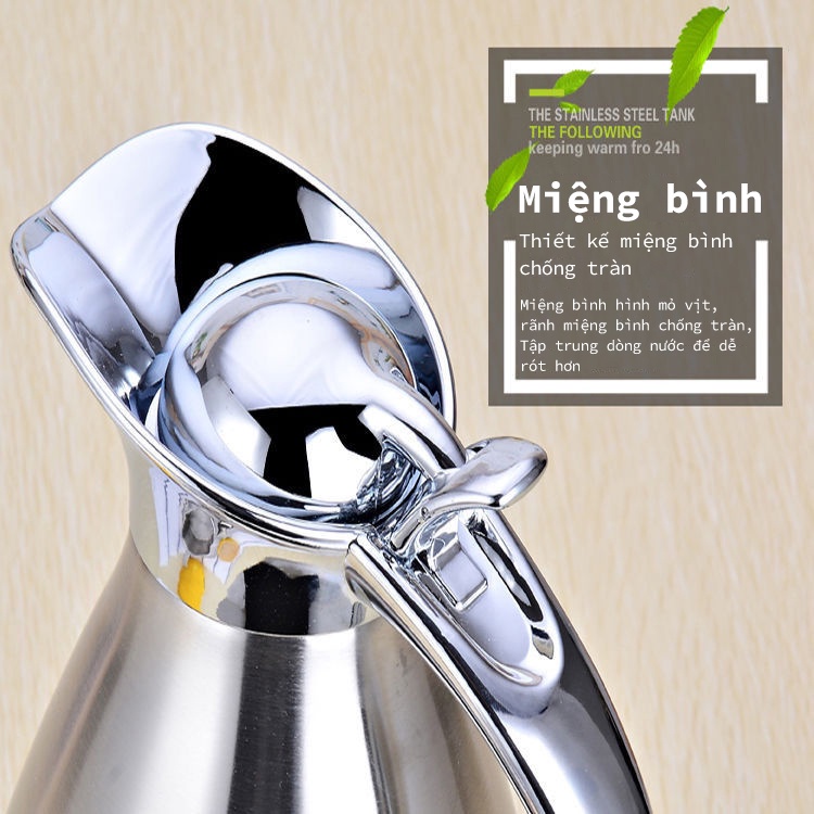 Mua Bình giữ nhiệt bằng inox hai lớp cách nhiệt chân không bình pha cà ...