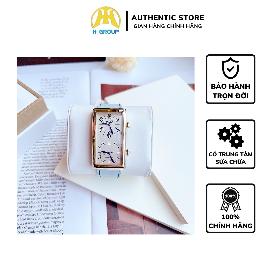 Đồng hồ nữ Tissot Heritage Beige Dual Time Dial màu xanh mint cực độc ...