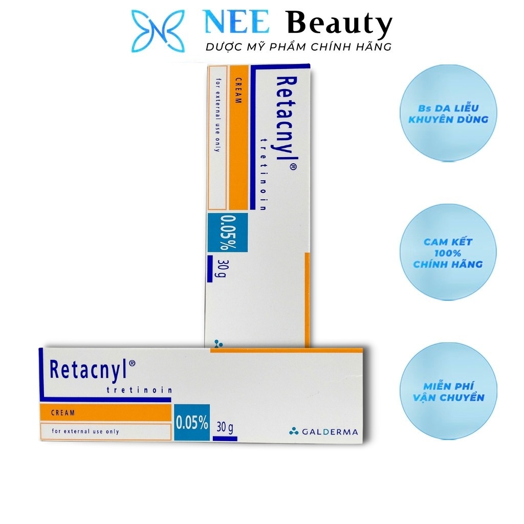 Kem dưỡng da Galderma Retacnyl Cream Tretinoin 30gr giúp tái tạo da ...