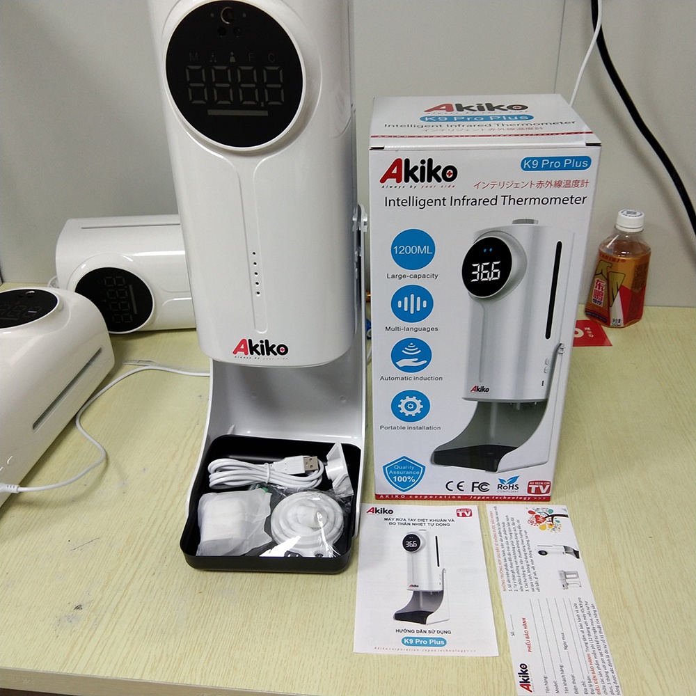 Mua Máy đo thân nhiệt, sát khuẩn khử trùng tự động Akiko K9 Pro Plus ...