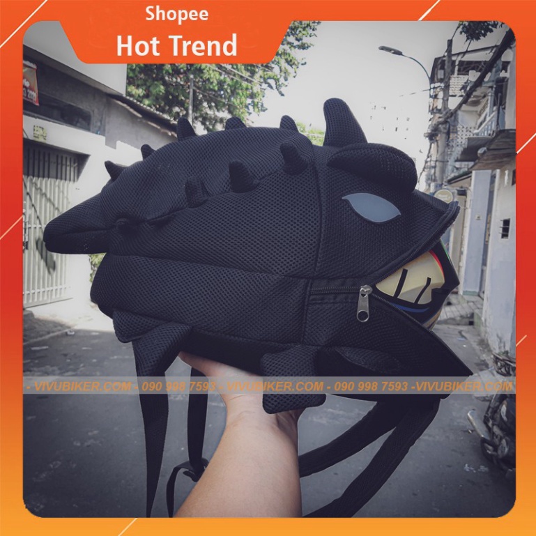 JFHD Balo Khủng Long Size lớn đựng nón Fullface, đi phượt, đi chơi ...