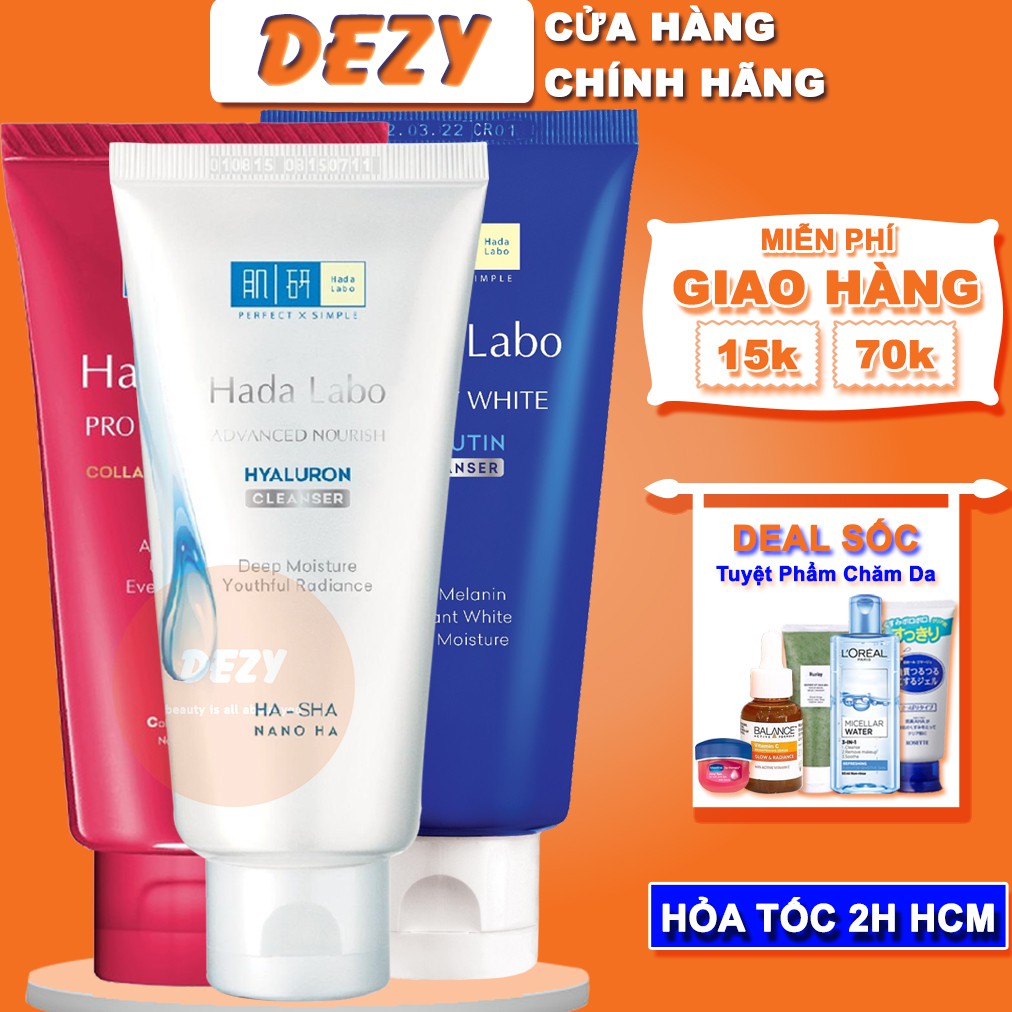 Sữa Rửa Mặt Hada Labo CHÍNH HÃNG Dưỡng Ẩm Dưỡng Trắng Da Collagen Ngừa ...