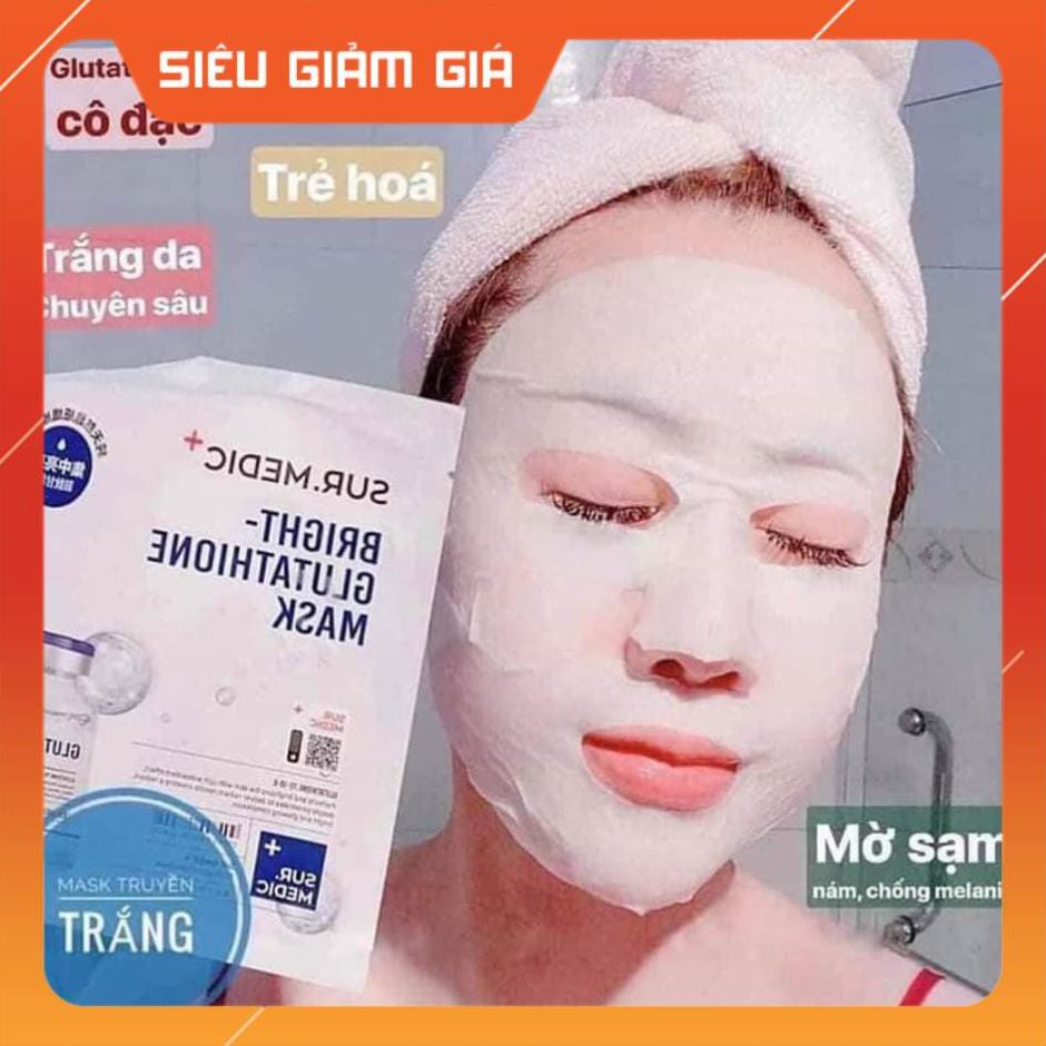 Mặt Nạ Sur.Medic Bright Glutathione Mask Hàn Quốc - Cấp Ẩm - Dưỡng ...