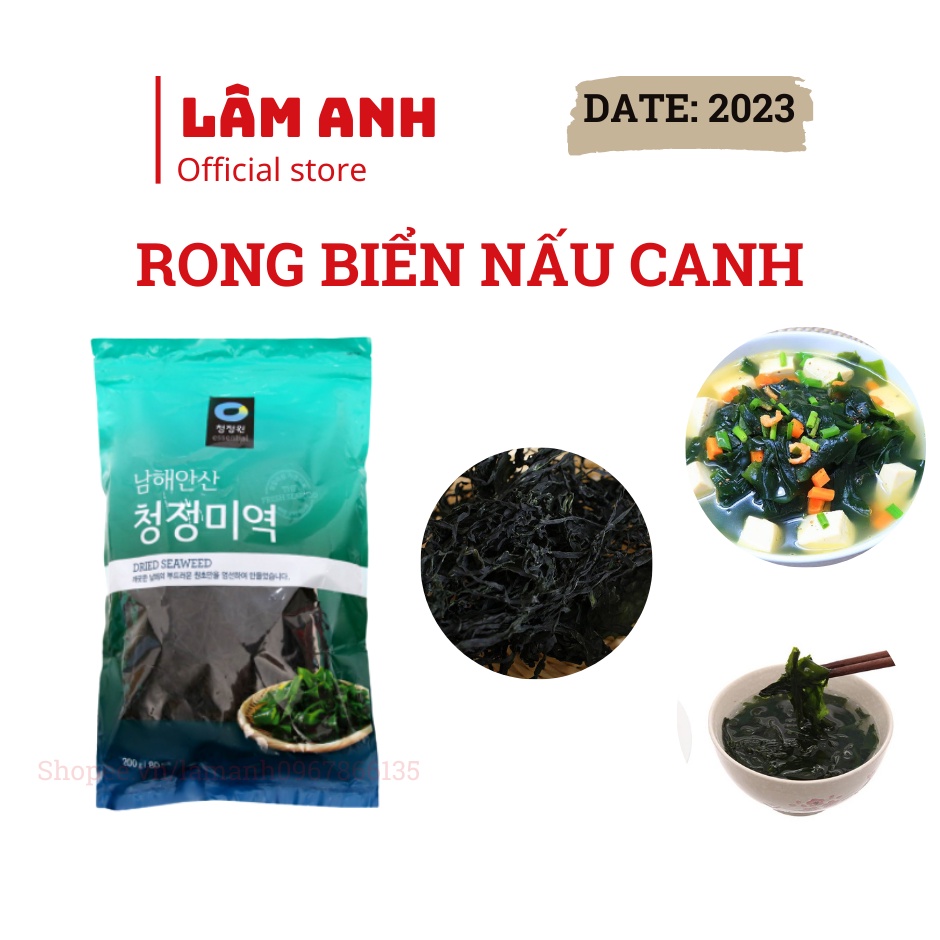 Mua Rong Biển Khô Nấu Canh Hàn Quốc – Gói Rong Biển Khô Daesang 25g/40g ...