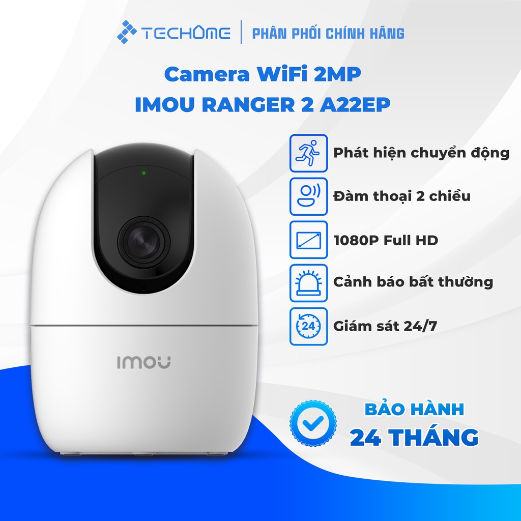 Mua Camera IP Wifi 2.0MP IMOU RANGER 2 A22EP xoay 360 độ đàm thoại hai ...