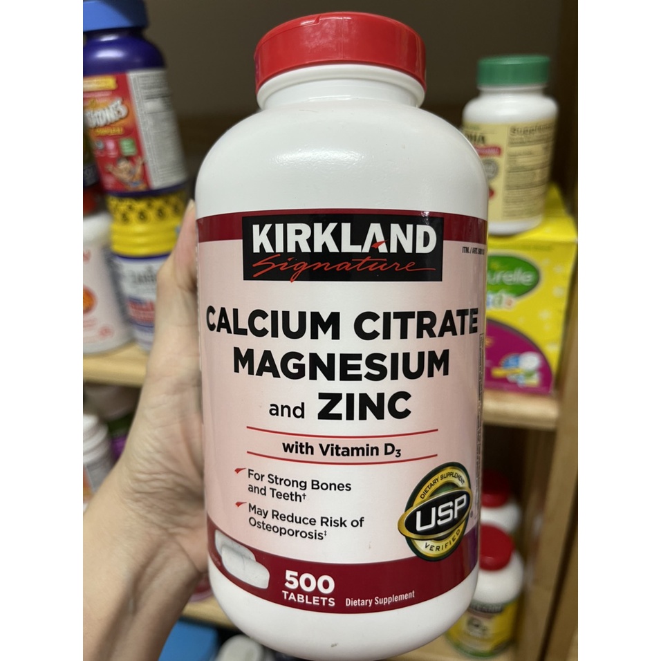 Mua VIÊN UỐNG CANXI VÀ KẼM KIRKLAND CALCIUM CITRATE MAGNESIUM and ZINC ...