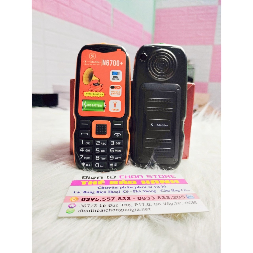 Mua Điện Thoại phổ thông 2 sim S - Mobile N6700 pin khủng chữ số to cho người già giá rẻ giá rẻ ...