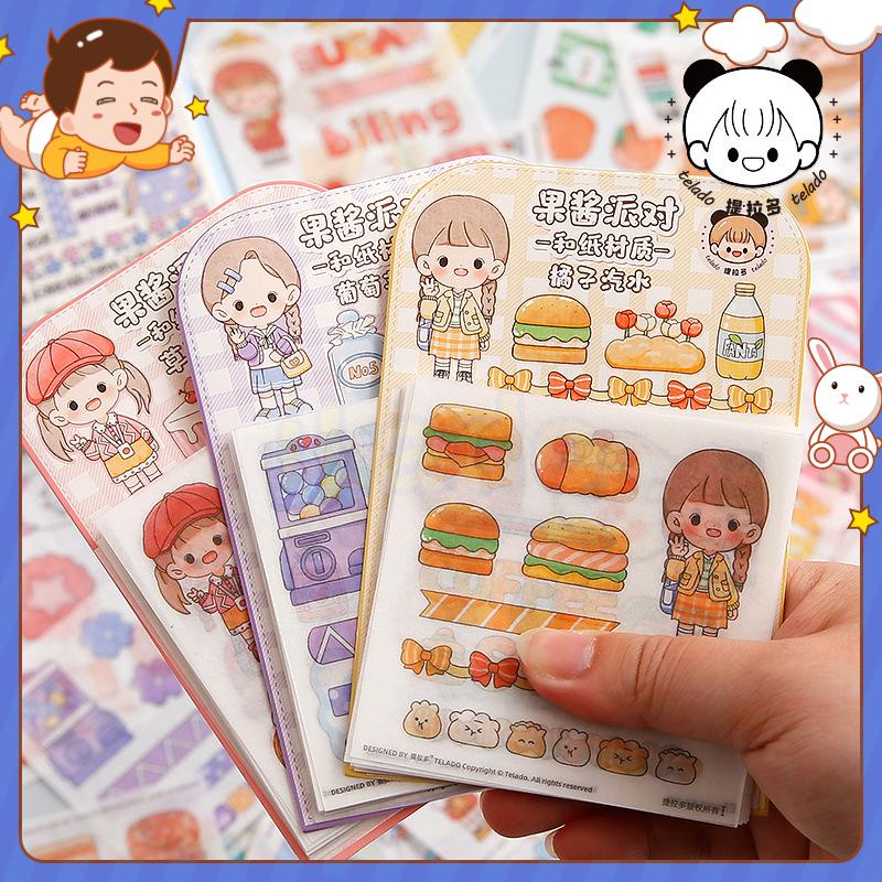 iLado 10PCS Không Thấm Nước Nhãn telado Hình Dán Cute Sticker Dễ Thương ...