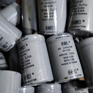 (Tụ dầu ) tụ điện tròn 2uf ;2,5uf; 3 uf; 4 uf ; 5 uf dùng thay thế cho quạt điên, máy bơm ...