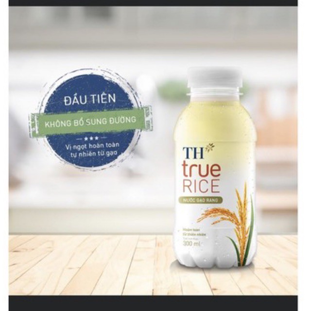 [tặng thêm 3 chai] thùng 24 chai nước gạo TH TRUE RICE loại 300ml/chai ...