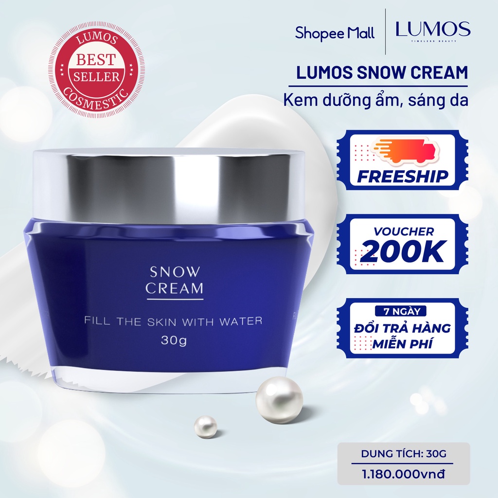 Lumos Snow Cream - Kem Dưỡng Ẩm Sáng Da 30g | Shopee Việt Nam