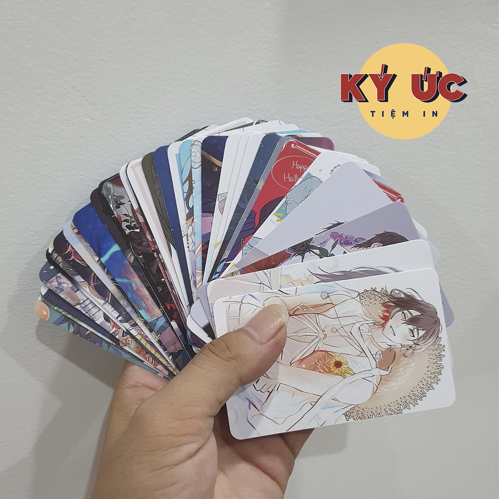 [Set 10 card] in card bo góc 5.5x9 theo yêu cầu | Shopee Việt Nam