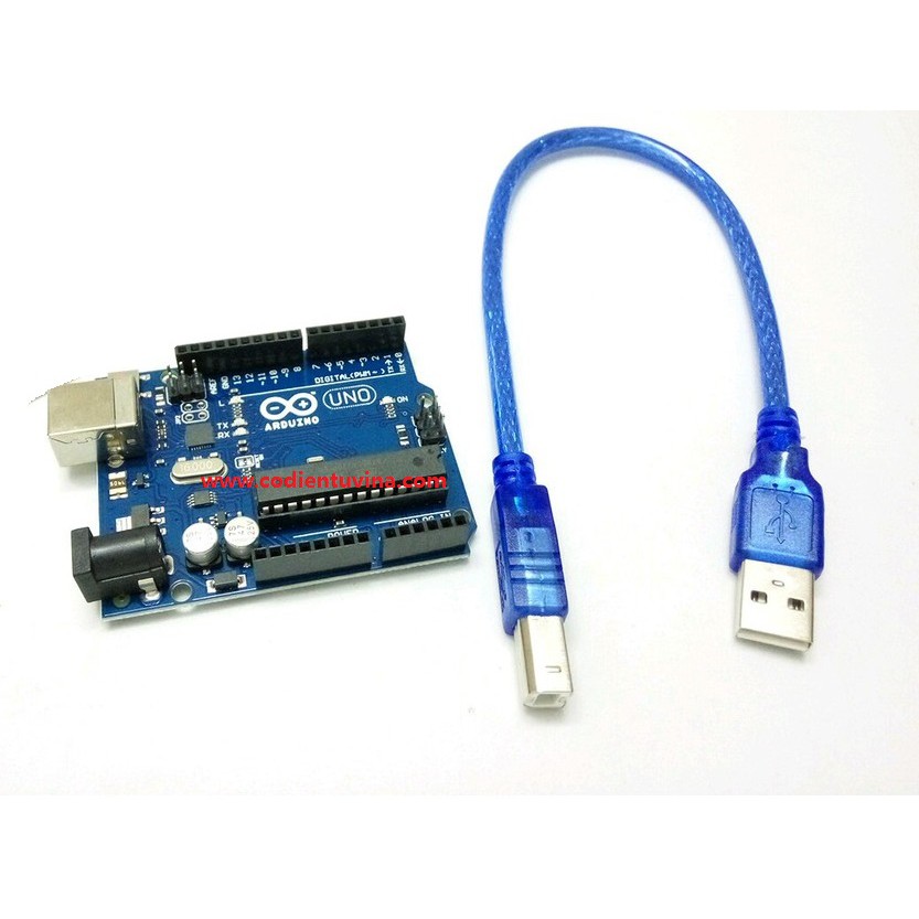 MẠCH ARDUINO UNO R3 chip cắm CÓ KÈM CÁP | Shopee Việt Nam