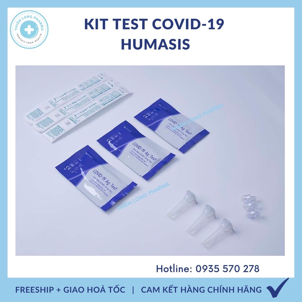 Mua Kit test nhanh Covid-19 Humasis, que test nhanh kháng nguyên chính ...