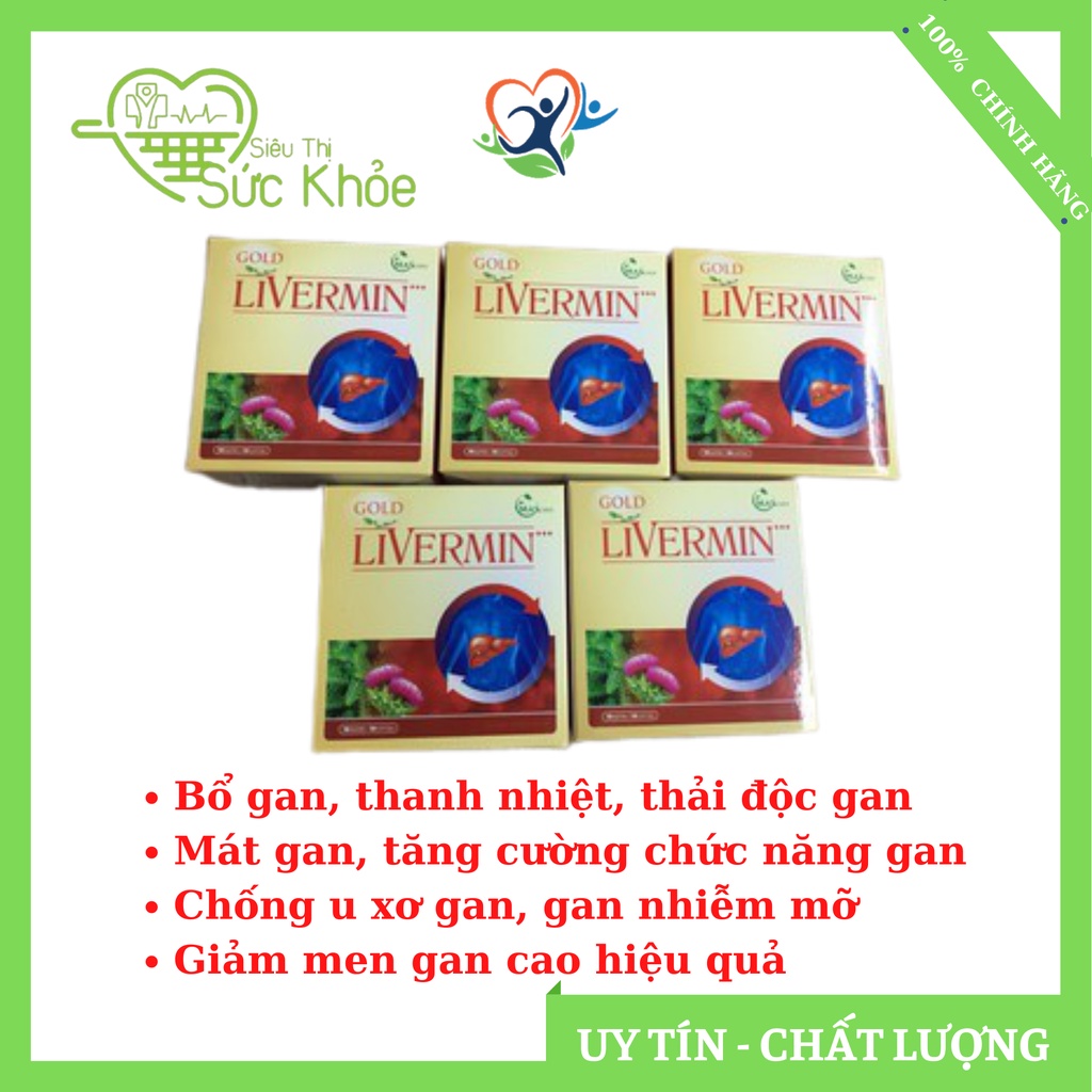Mua Thải độc gan, Bổ gan, Giải độc gan Livermin, thanh nhiệt giải độc ...