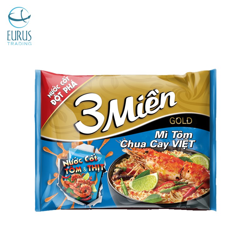 Mì Reeva 3 Miền Gold Tôm Chua Cay Việt - 75g | Shopee Việt Nam
