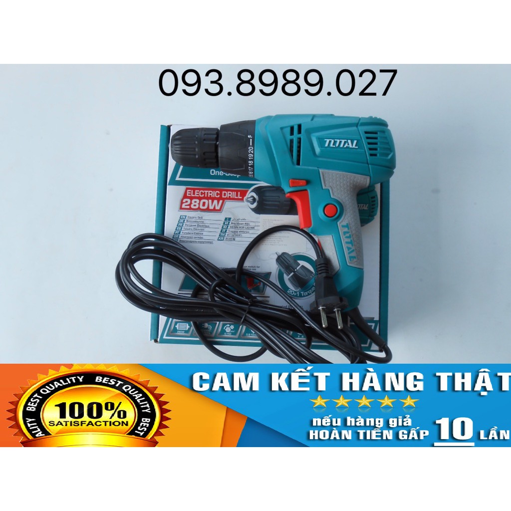 MÁY KHOAN ĐIỆN TOTAL 280W - 10m TD502106 | Shopee Việt Nam