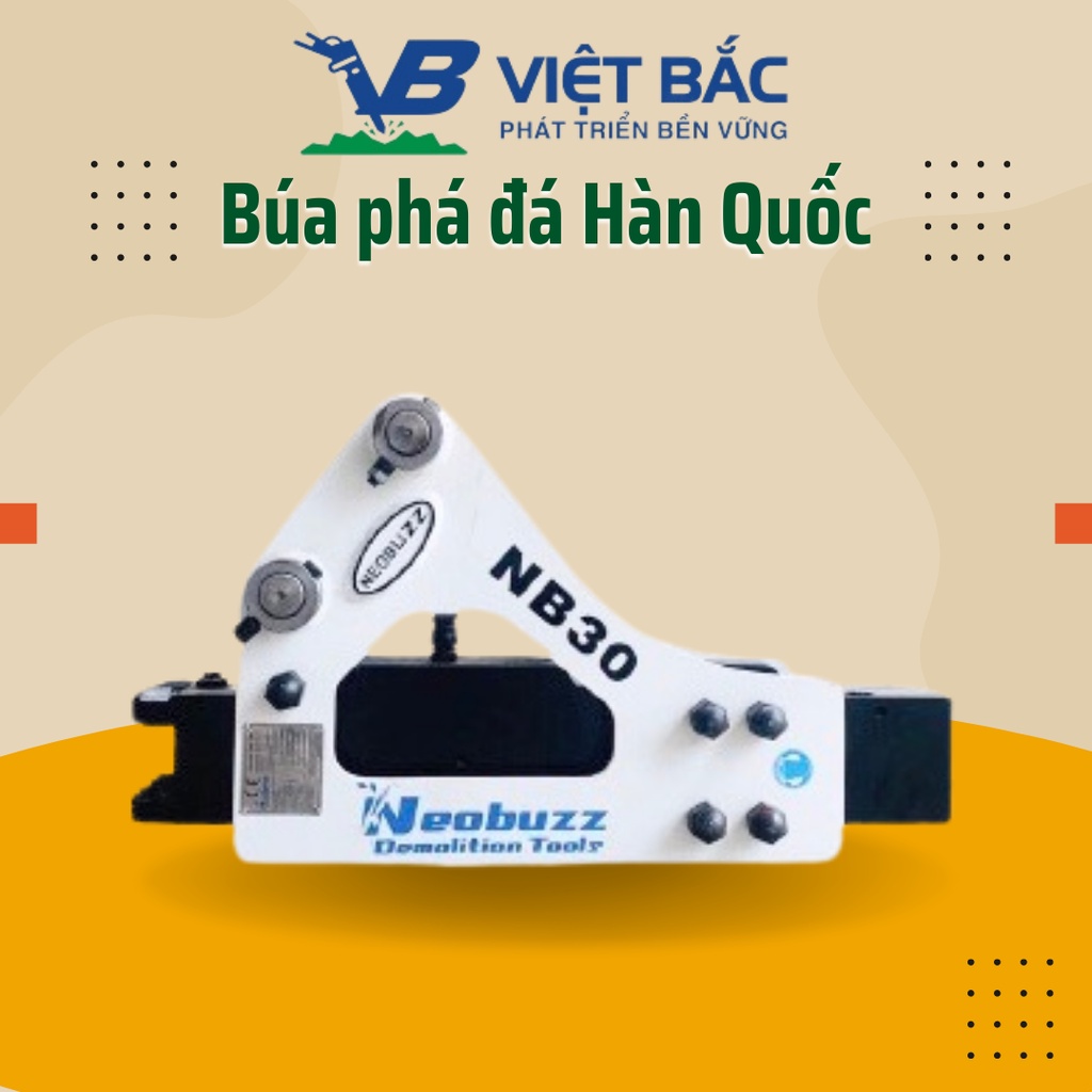 Mua Máy Đào Gắn Đầu Búa Thủy Lực Hàn Quốc NEOBUZZ NB30 buaphada.net giá ...
