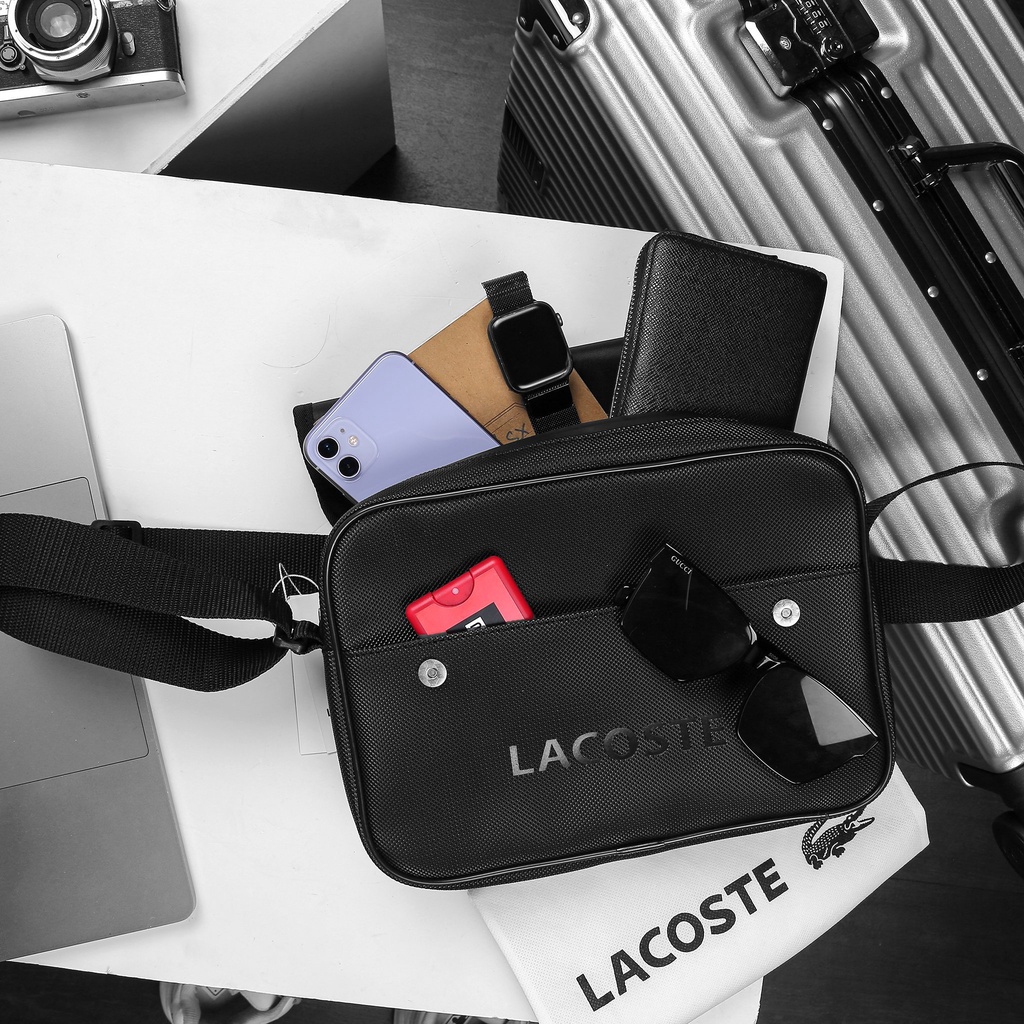 Mua Túi Nam Đeo Chéo Lacoste Túi Messenger Nắp Gập Chống Nước Bảo Hành ...