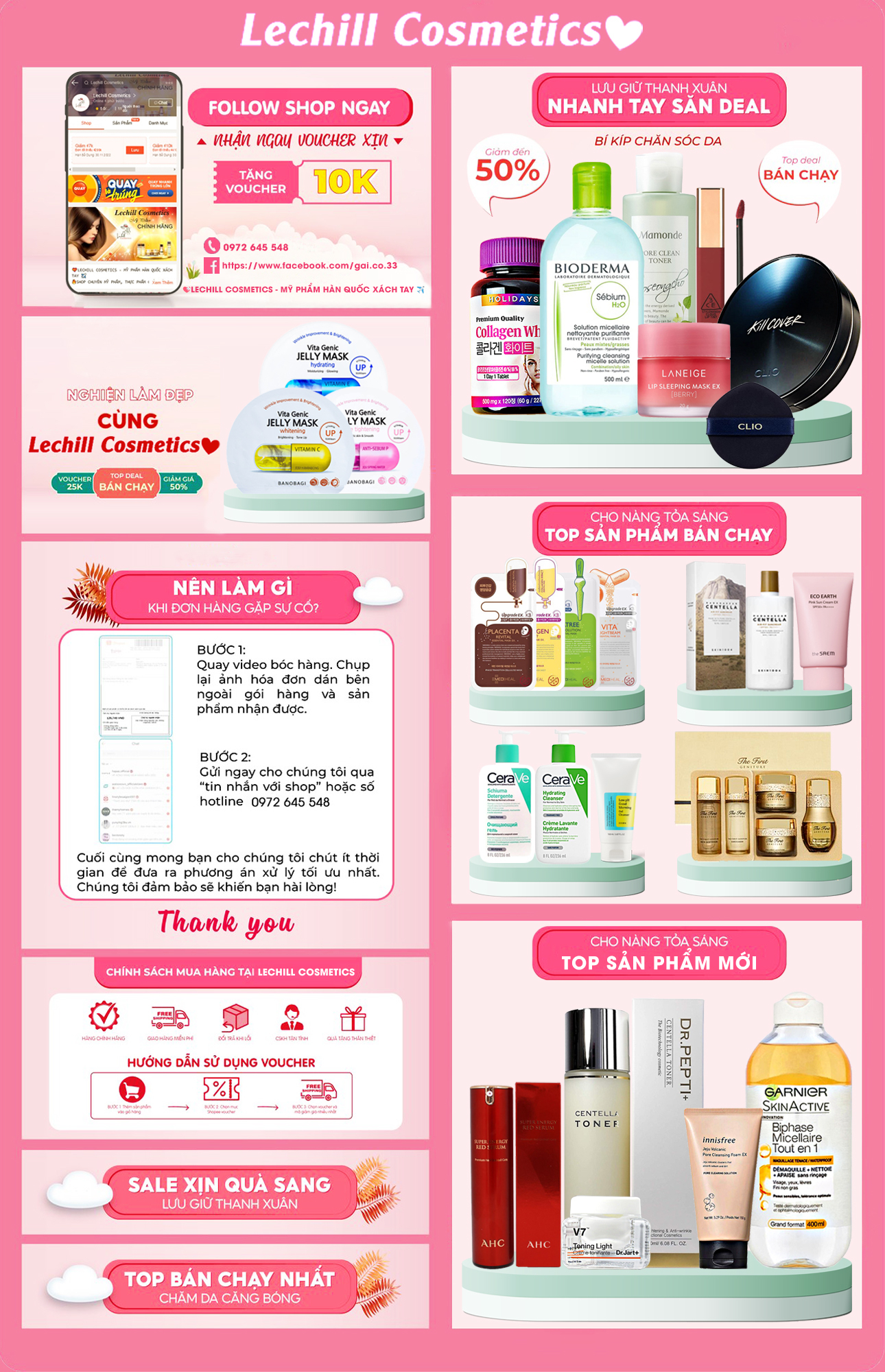 Lechill Cosmetics, Cửa hàng trực tuyến | Shopee Việt Nam