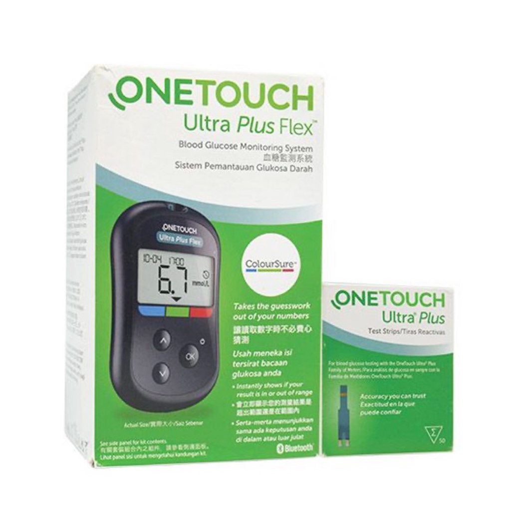 Mua Kim lấy máu và que thử máy đo đường huyết ONETOUCH Ultra Plus Flex ...