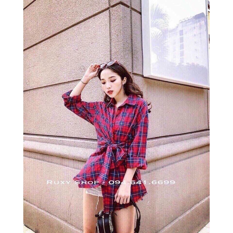 áo caro sọc dài tay | Shopee Việt Nam