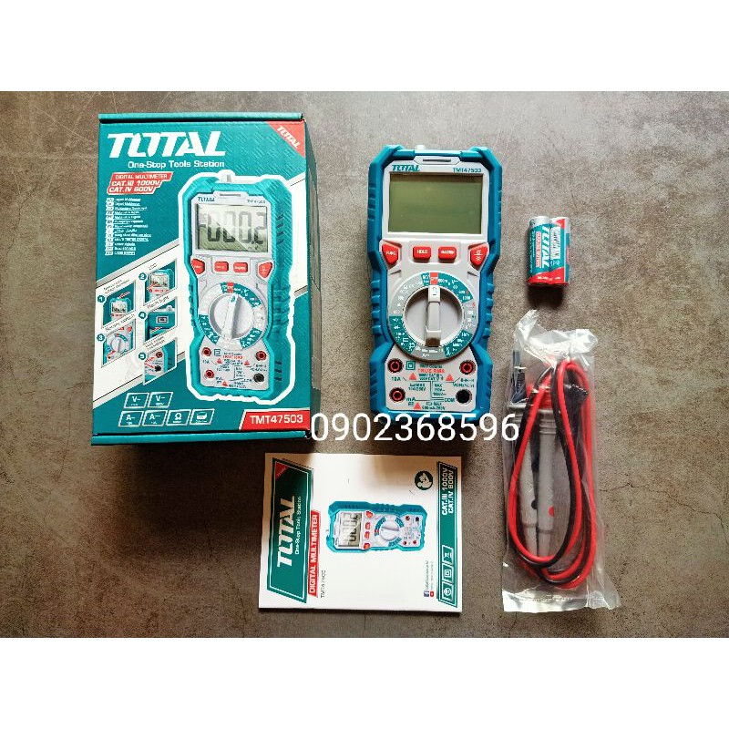 Đồng Hồ Đo Điện đa năng TOTAL TMT47503 | Shopee Việt Nam